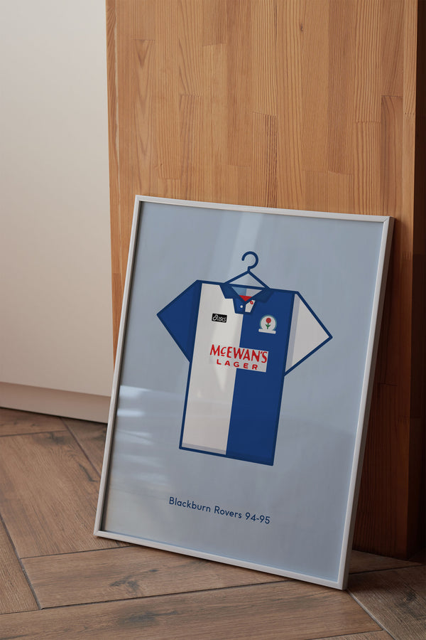 Blackburn Rovers 1994-95 Home Kit – Minimal Football Kits